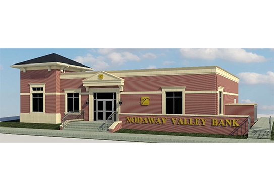 NVB Unveils New Design for Mound City Bank Building - Nodaway Valley Bank